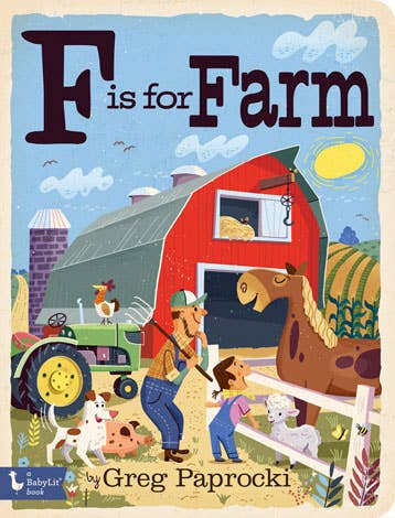 F is for Farm: Alphabet board book – Miss Lillie Children's Boutique