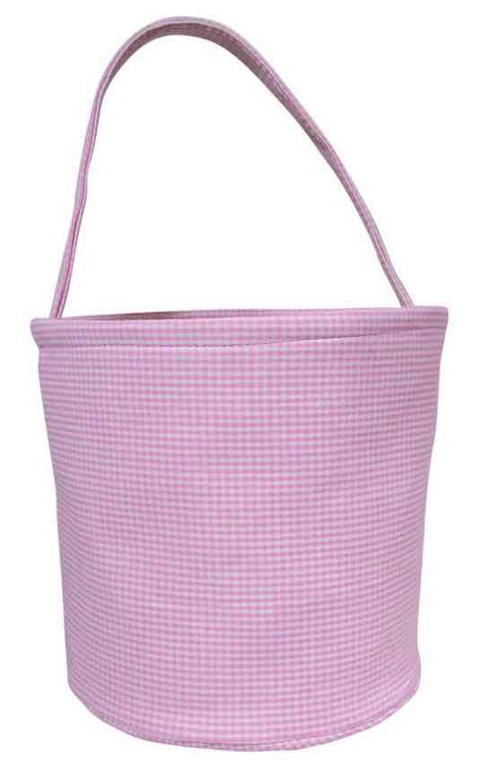 Gingham Bucket - Pink – Miss Lillie Children's Boutique