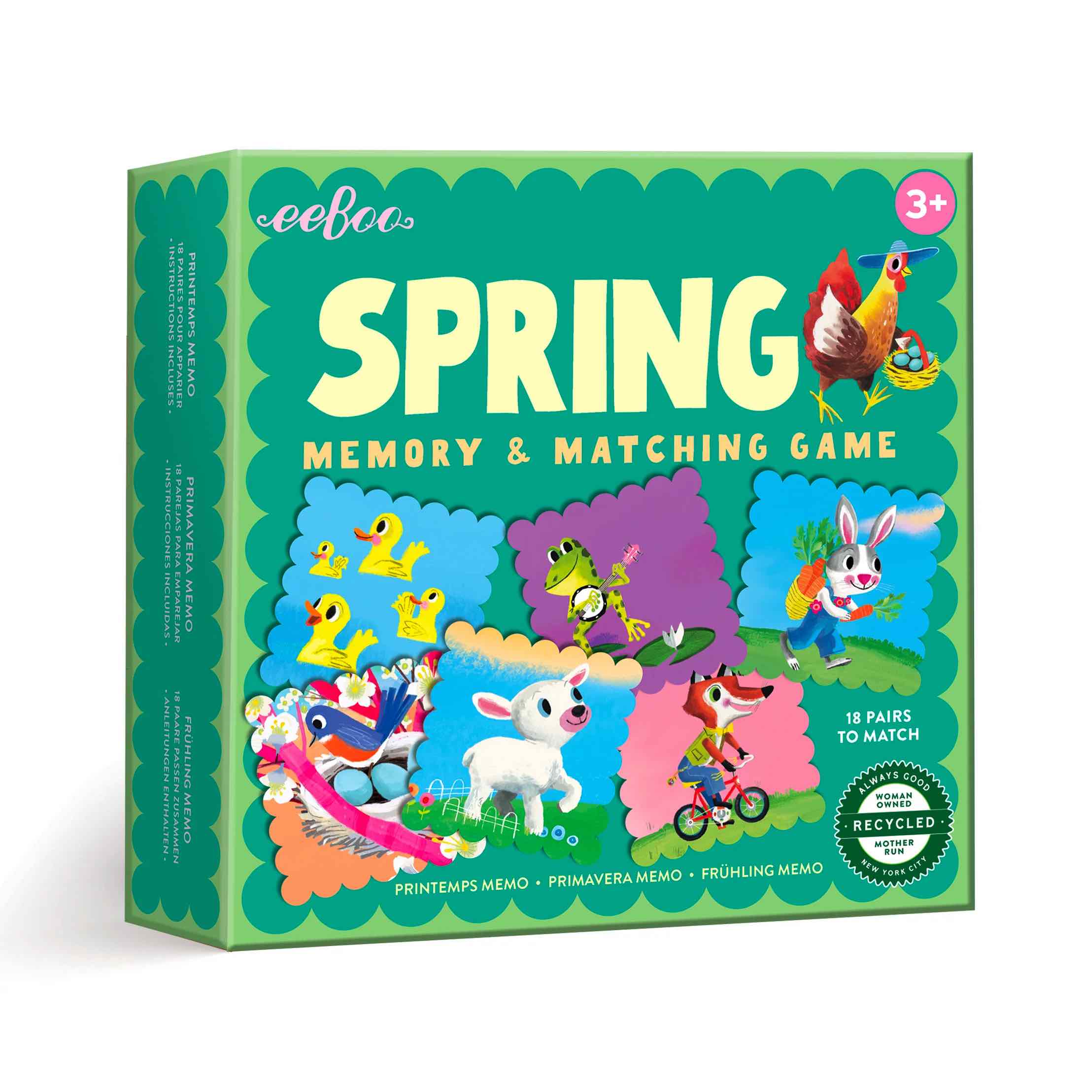 Memory & Matching Game - Spring – Miss Lillie Children's Boutique